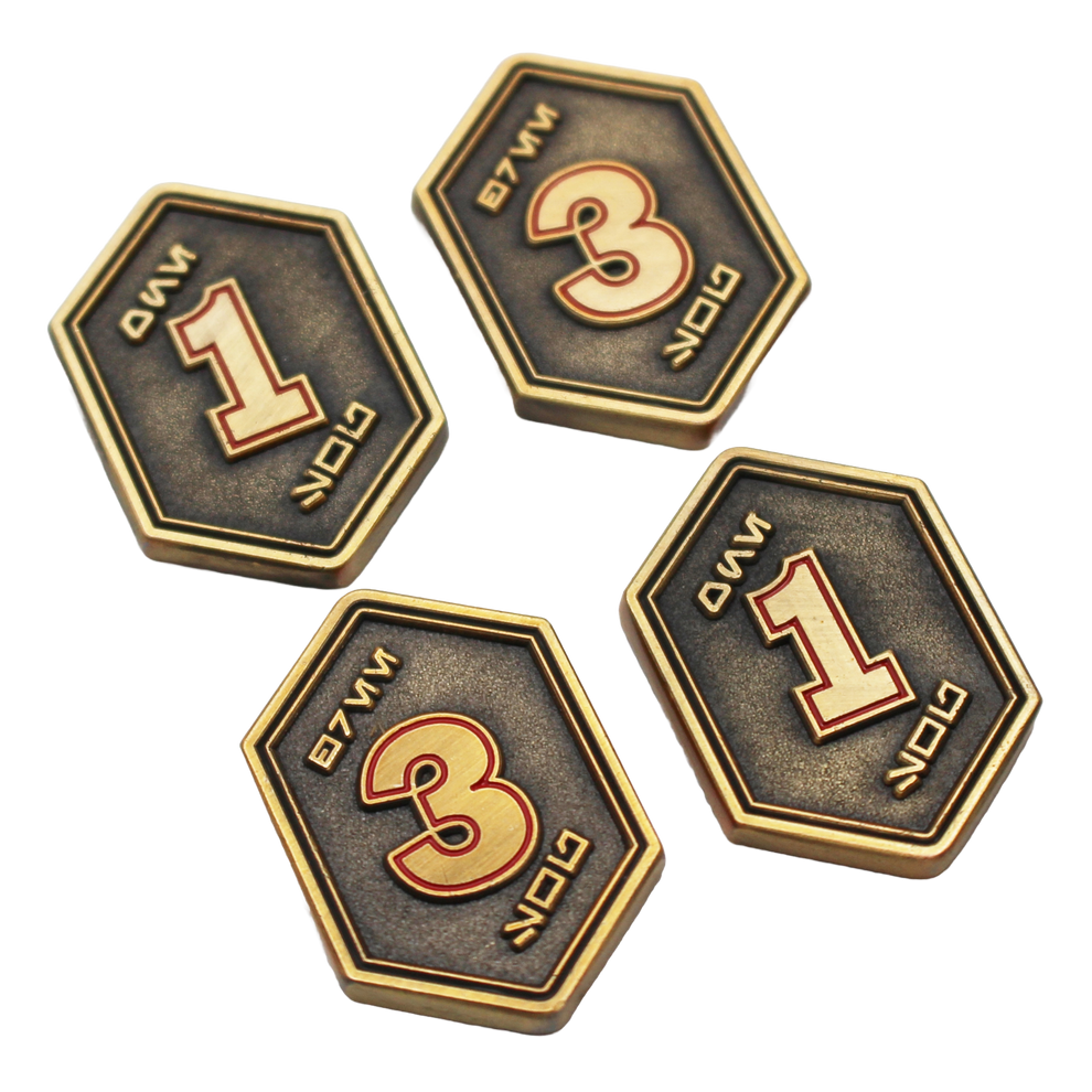 Damage | Number Token – metalFABtokens