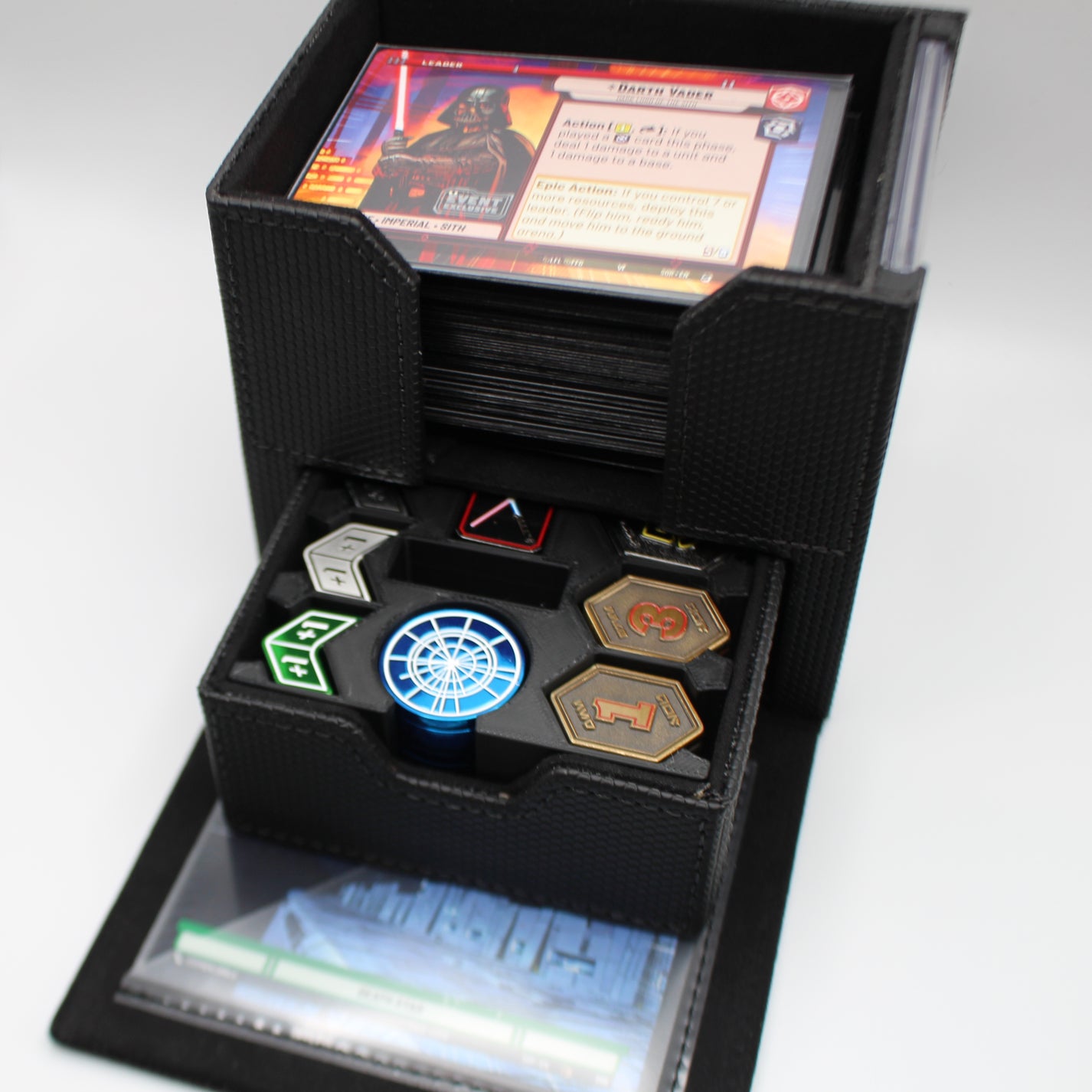 Gamegenic Deck Pod Insert SWU Token Holder (3D Printed) – metalFABtokens
