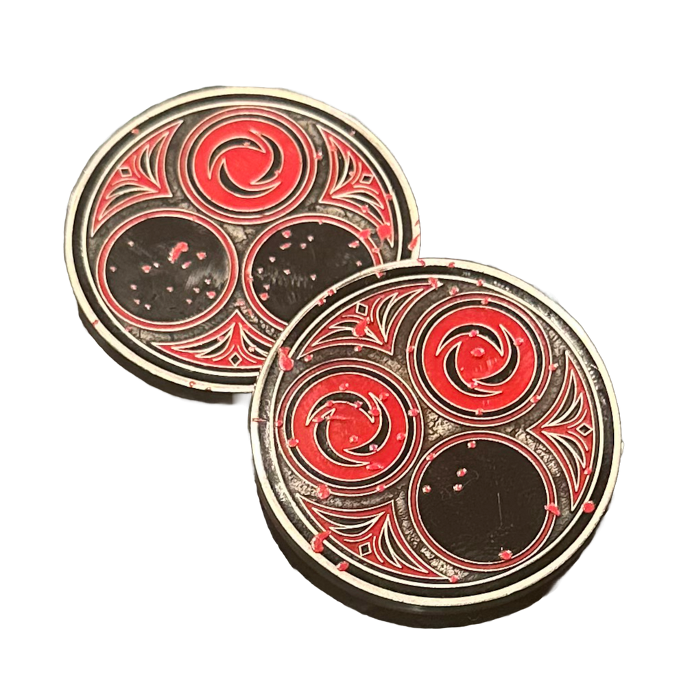 Streamer Resource Token : 1 x Oversized Metal Resource Token – metalFABtokens