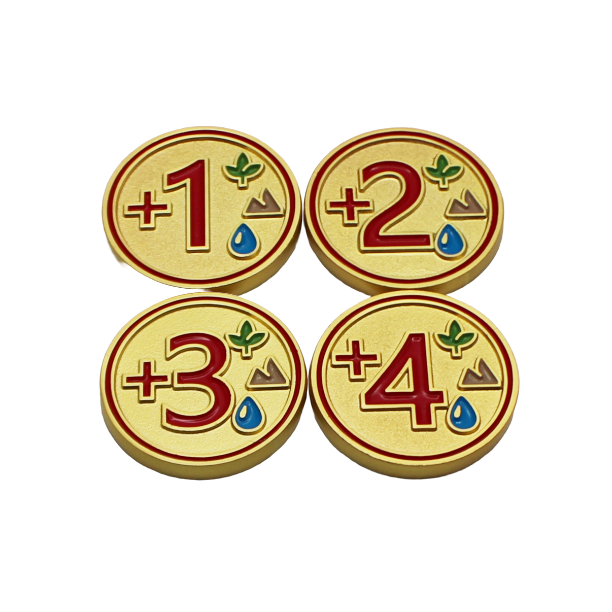 Boost Marker/Token: +1 | +2, +3 | +4 – metalFABtokens