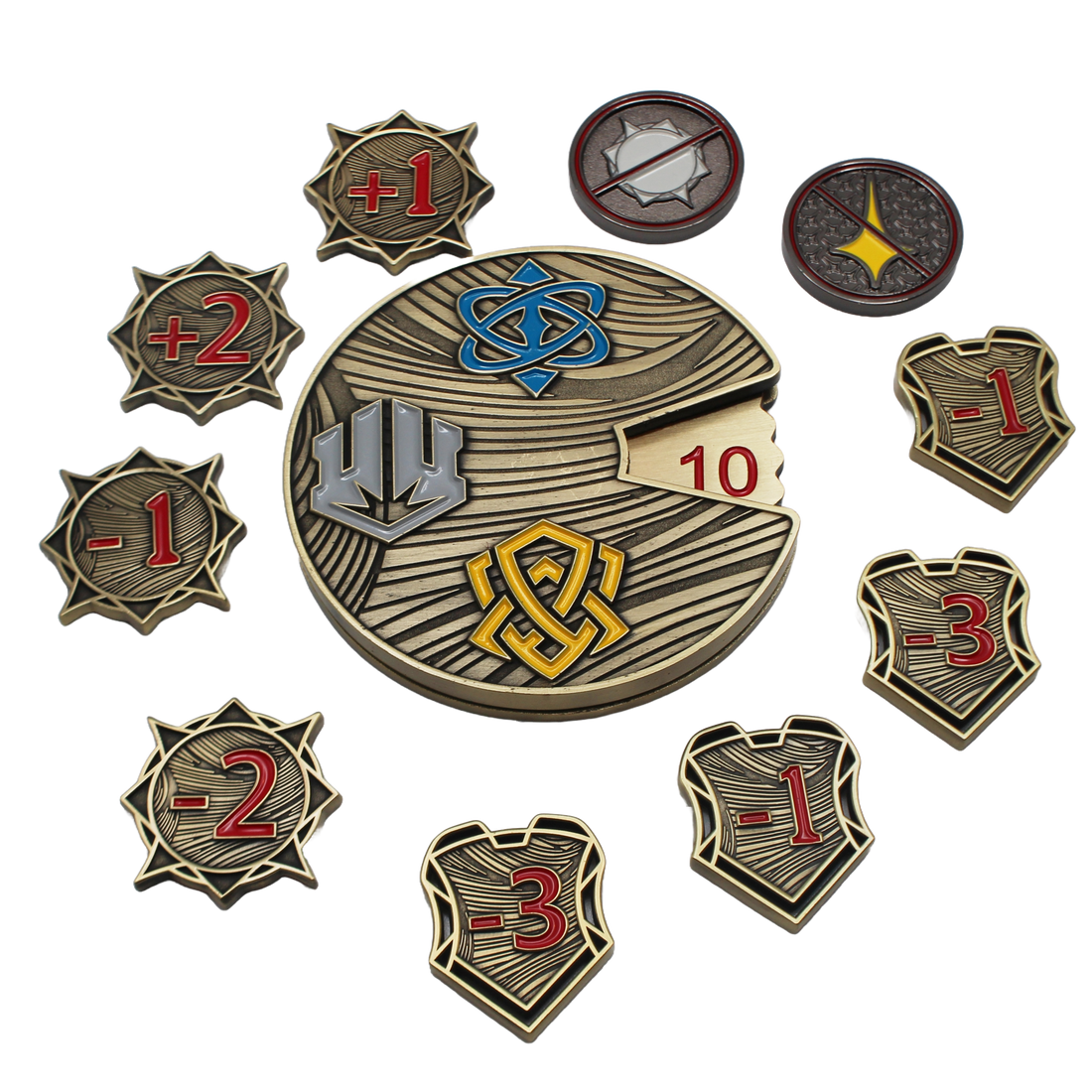 Lorcana Token Set: 10 Counters/Tokens – metalFABtokens