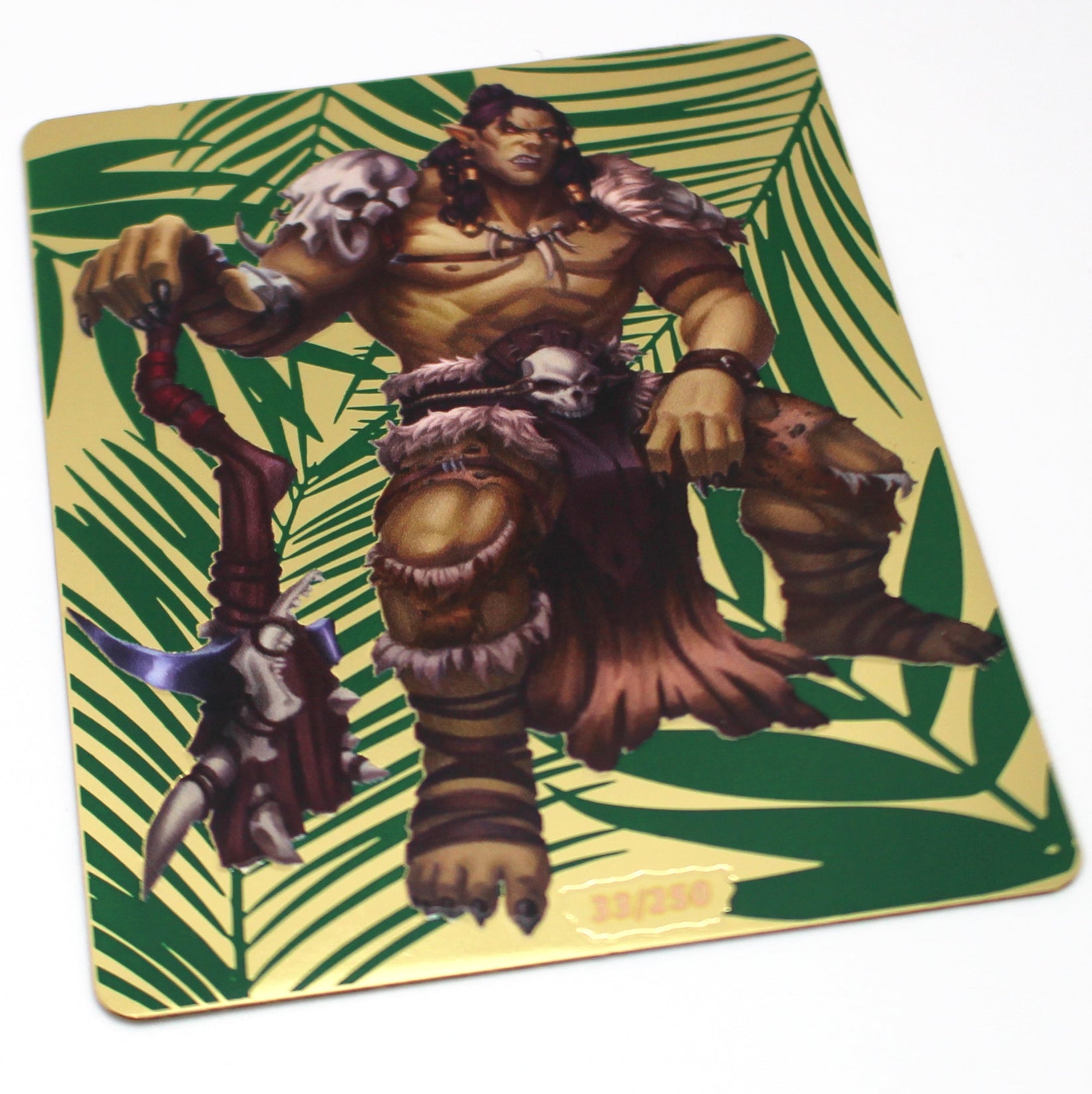 Rhinar Metal Hero Card – metalFABtokens