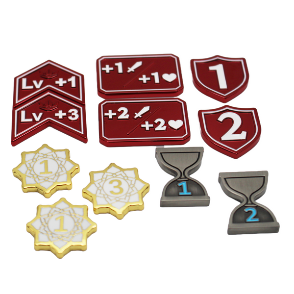 Grand Archive Fire Set: 11 Counters/Tokens – metalFABtokens