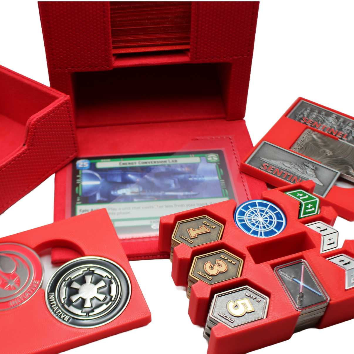Gamegenic Deck Pod Insert SWU Token Holder (3D Printed) – metalFABtokens