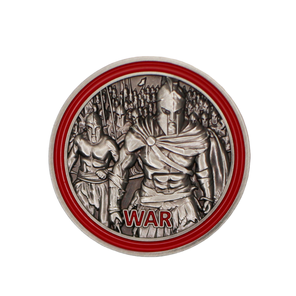 War or Peace Metal Token – metalFABtokens