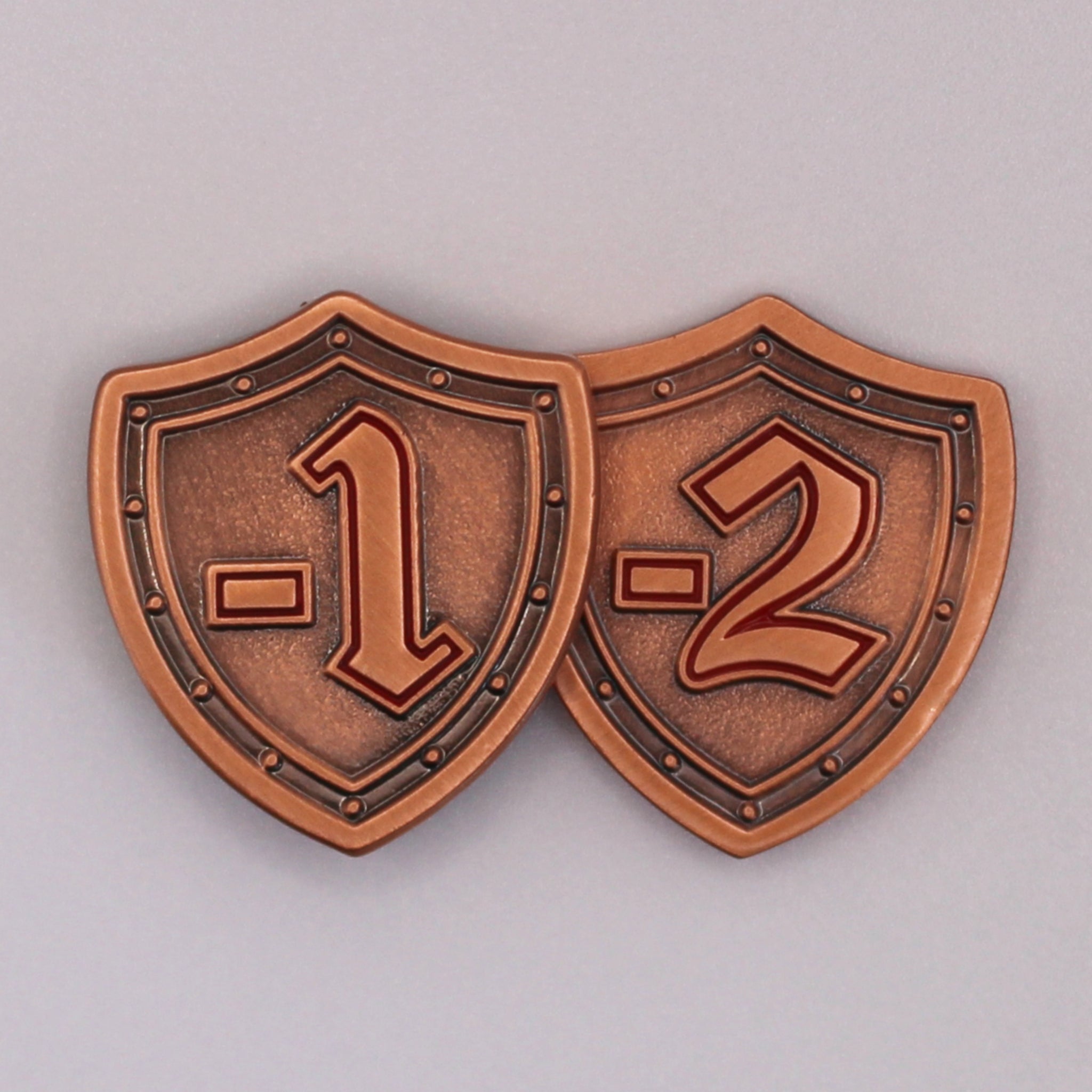 Defense Tokens/Shield (-1/-2) Tokens, Equipment Set: 4 x Tokens ...