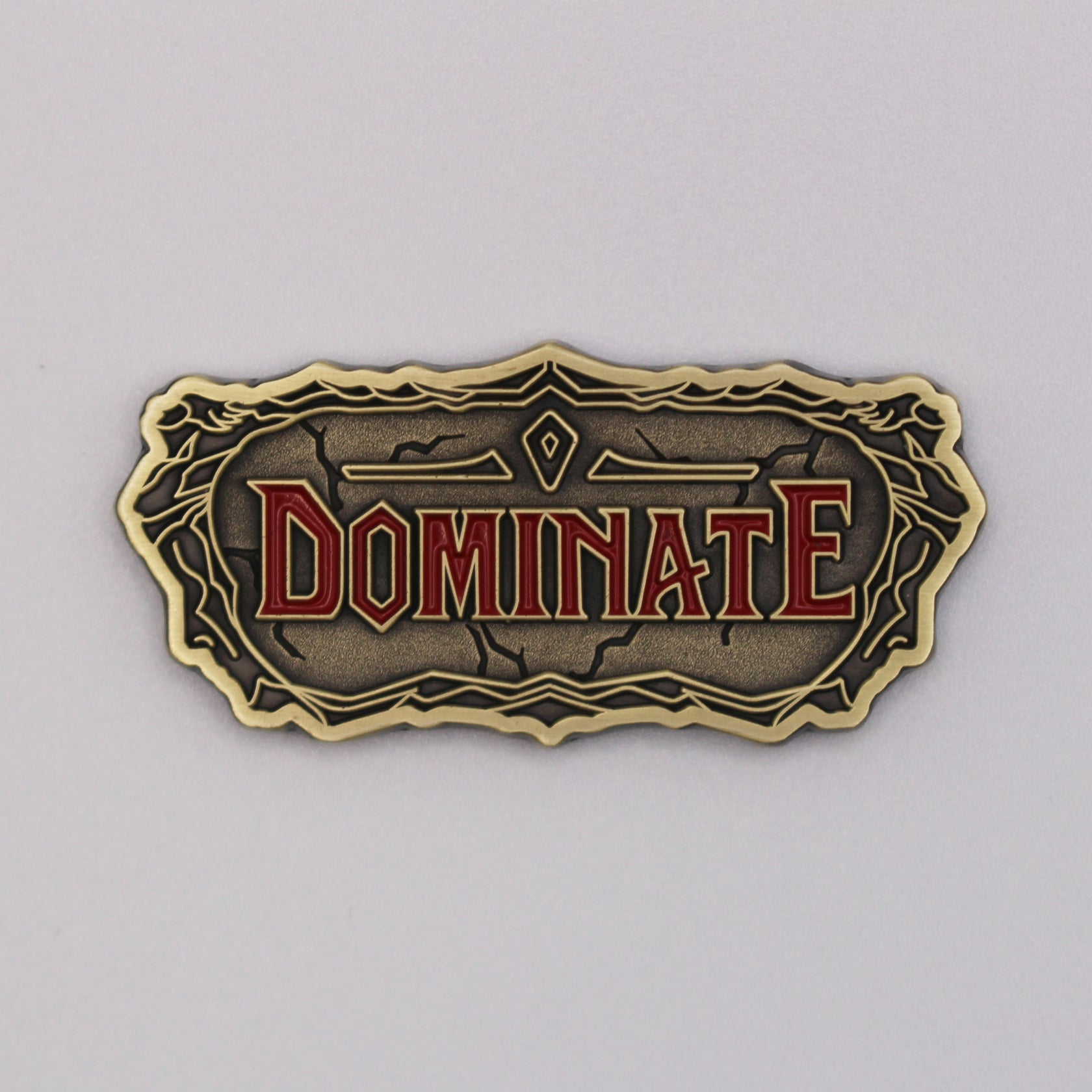 Dominate | Go Again Metal Token – metalFABtokens