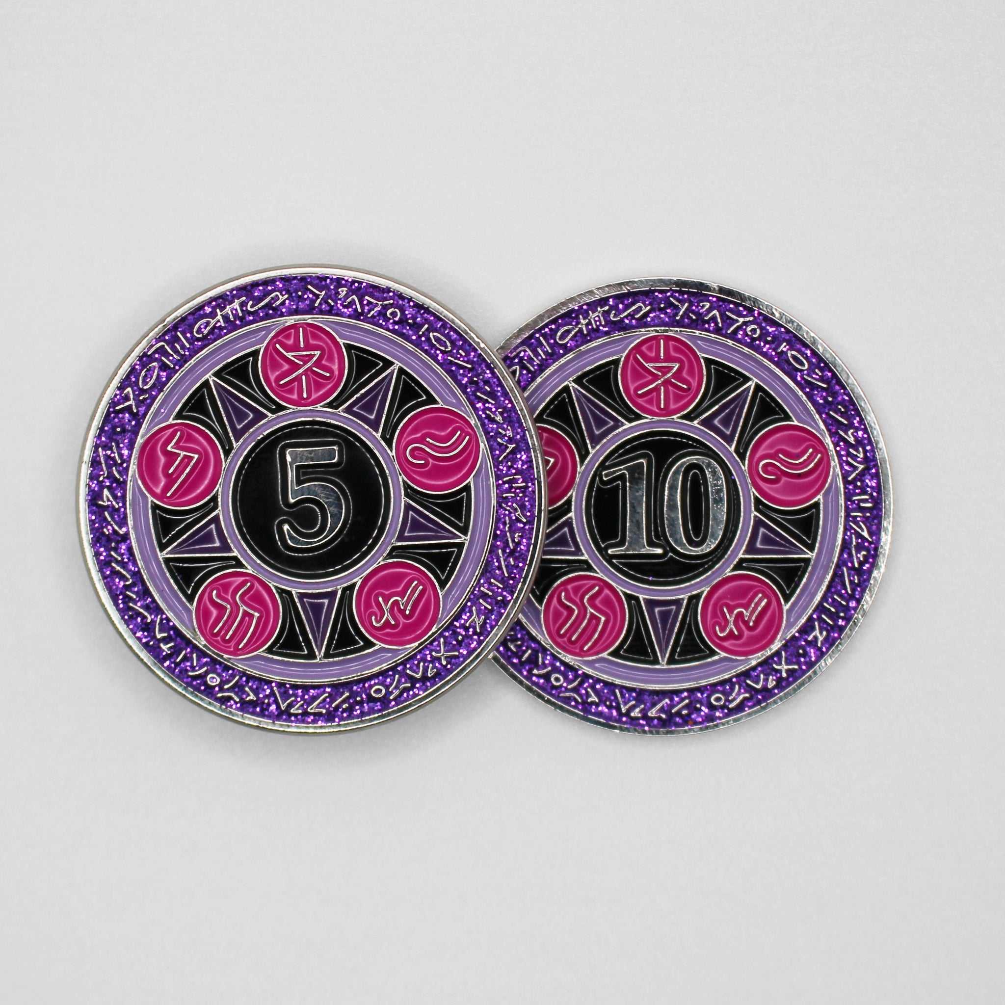 Streamer Runechant Metal Token – metalFABtokens