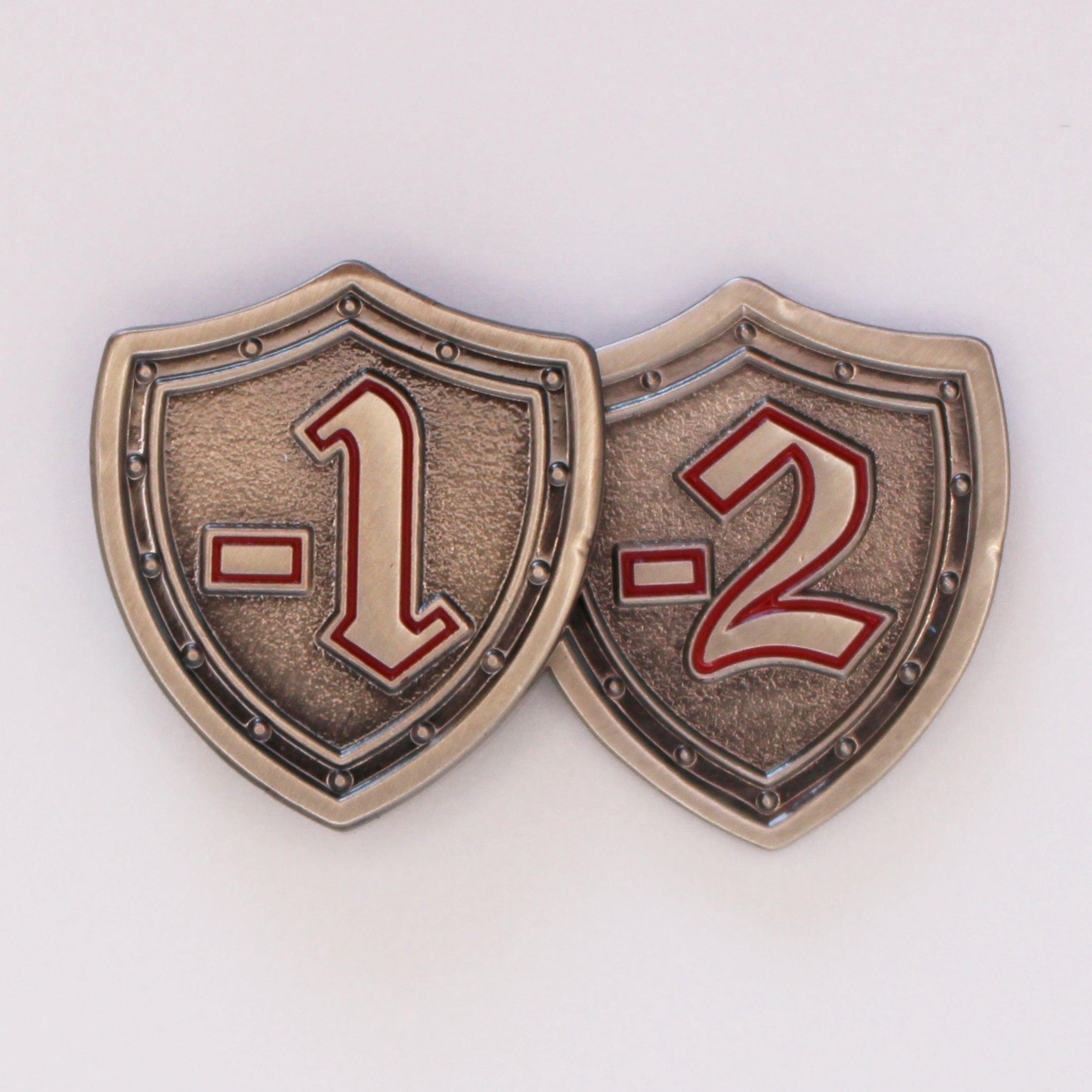 Defense Tokens/Shield (-1/-2) Tokens, Equipment Set: 4 x Tokens ...